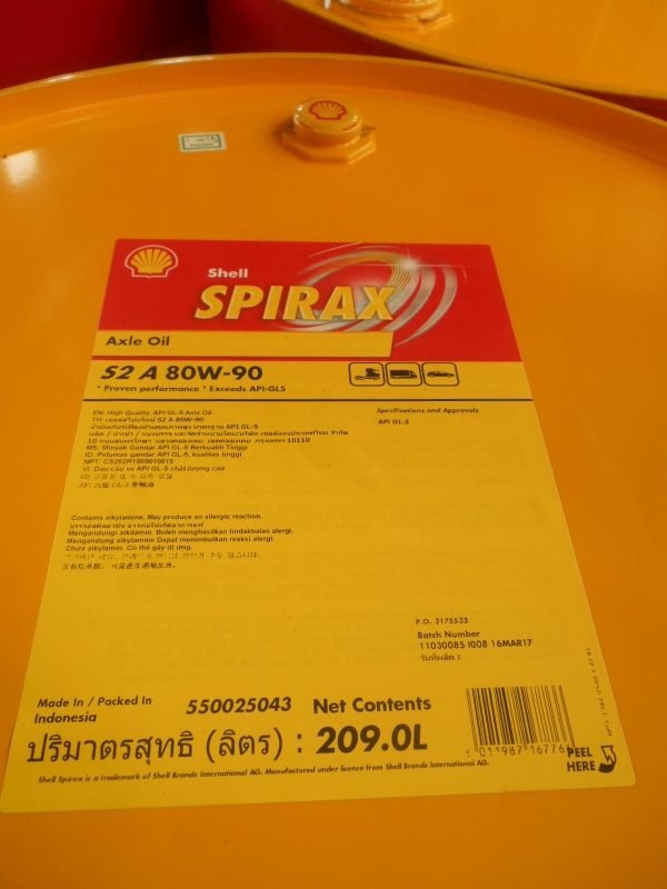 Shell Spirax S2 G 90W ( 1 Drum @209L ) - Dealer Pelumas | 087.883.400 ...